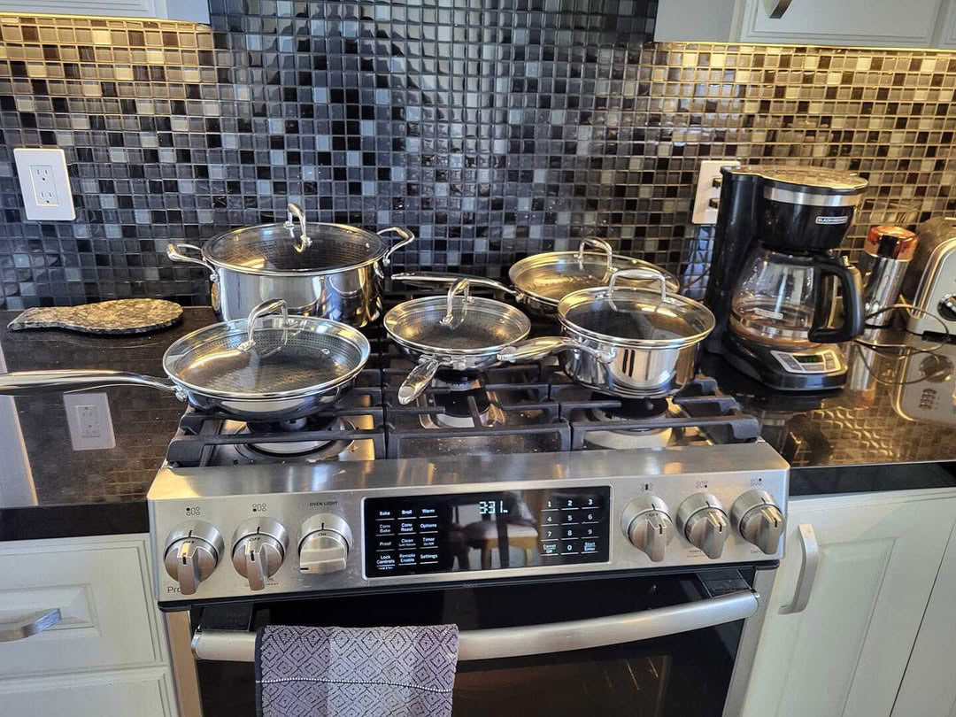 12 Piece Hybrid Ultimate Pots and Pans Set – Hell's Kitchen Store