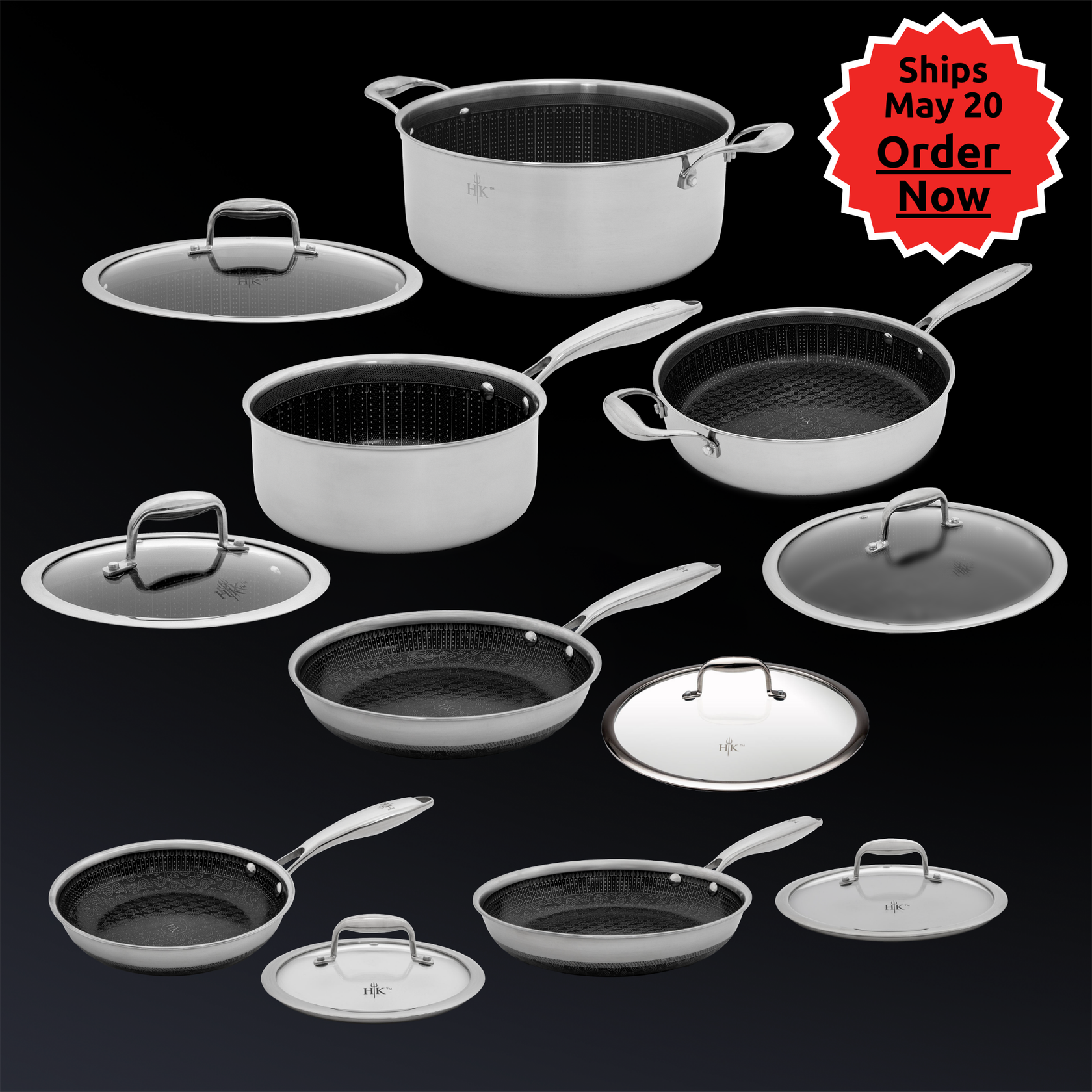 On Backorder: 12 Piece Hybrid Ultimate Pots and Pans Set – Hell's ...